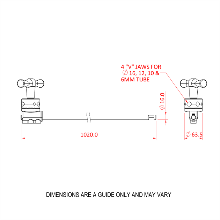 Gobo Head with Extension – Doughty Engineering