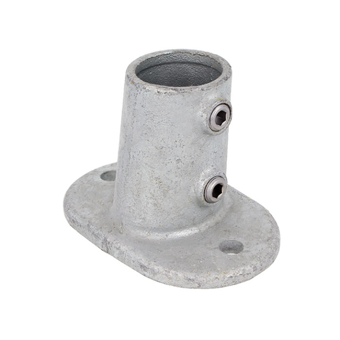 Pipeclamp Angled Railing Base Flange 4-10 Degree – Doughty Engineering