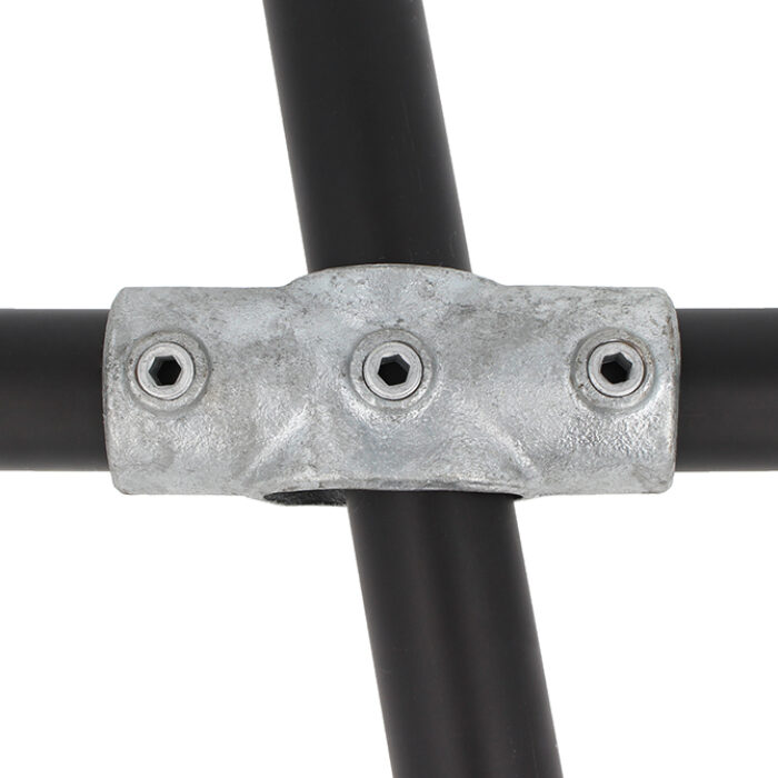 Pipeclamp Angled Two Socket Cross 4-10 Degree – Doughty Engineering