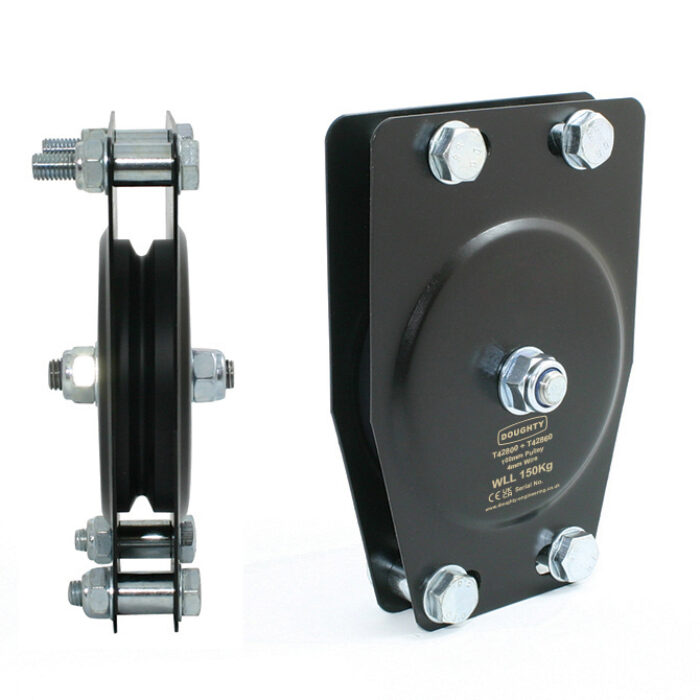 100mm Standard Pulleys-Wire Rope – Doughty Engineering