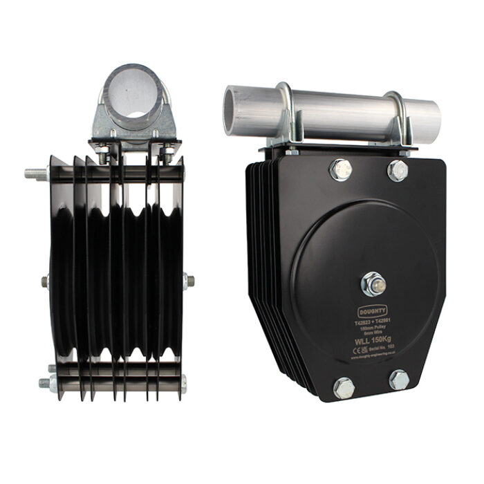 150mm Standard Pulleys-Wire Rope – Doughty Engineering