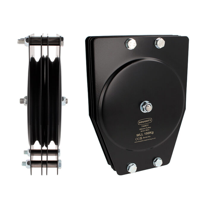 180mm Standard Pulleys-Wire – Doughty Engineering