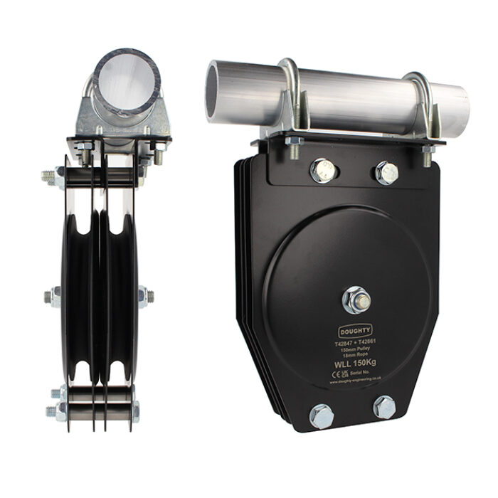 150mm Standard Pulleys-Rope – Doughty Engineering