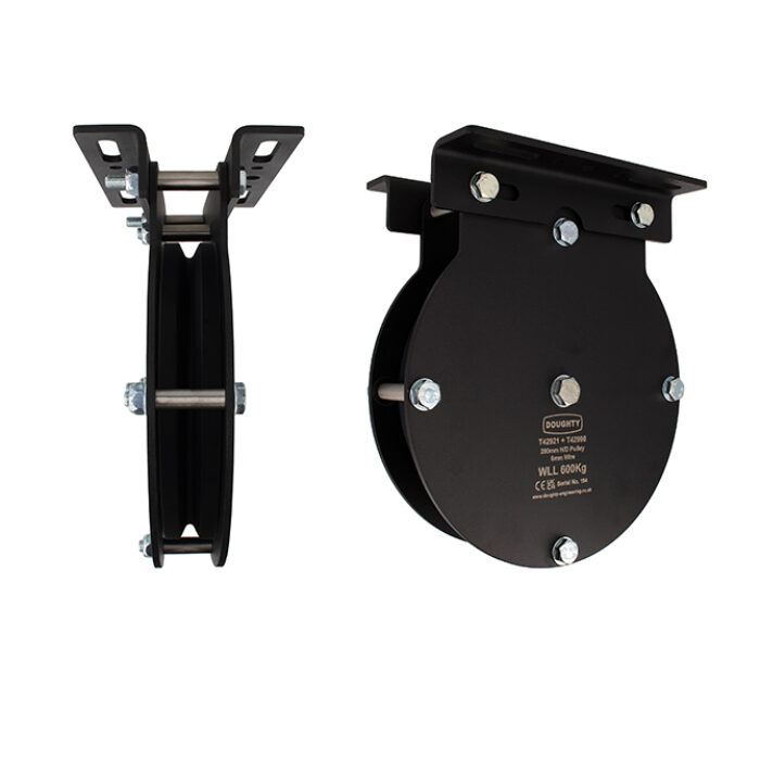 200mm Heavy Duty Pulleys-Wire – Doughty Engineering