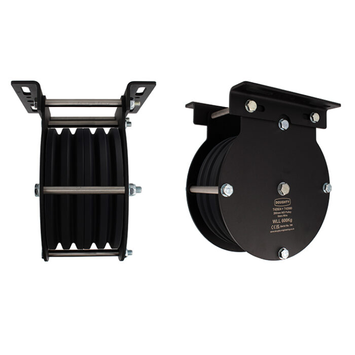 200mm Heavy Duty Pulleys-Wire – Doughty Engineering