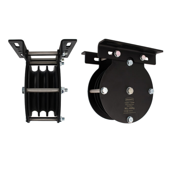 150mm Heavy Duty Pulleys-Rope – Doughty Engineering