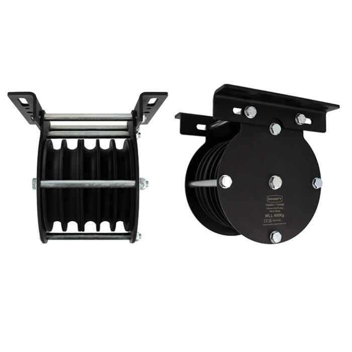 150mm Heavy Duty Pulleys-Rope – Doughty Engineering