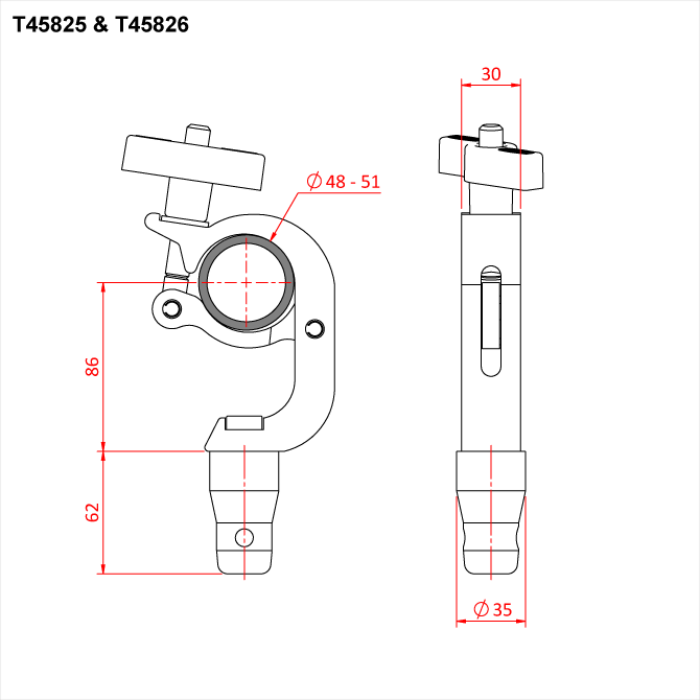 Trigger Clamp with Half Connector – Doughty Engineering