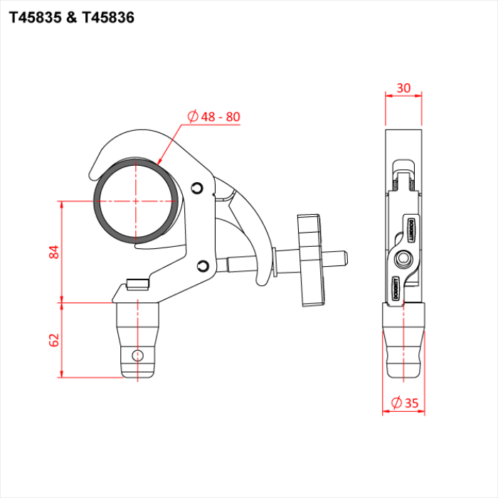 Titan Clamp With Half Connector – Doughty Engineering