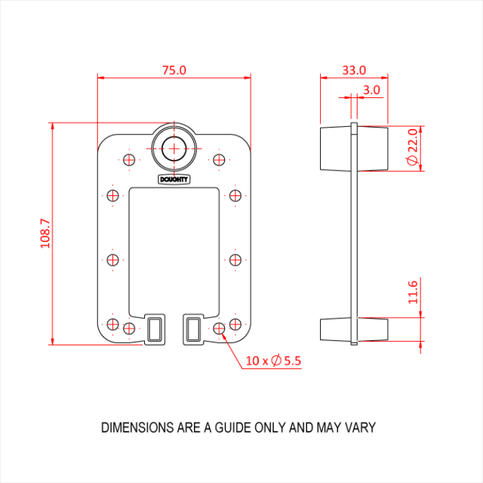 Spigot Plate – Doughty Engineering