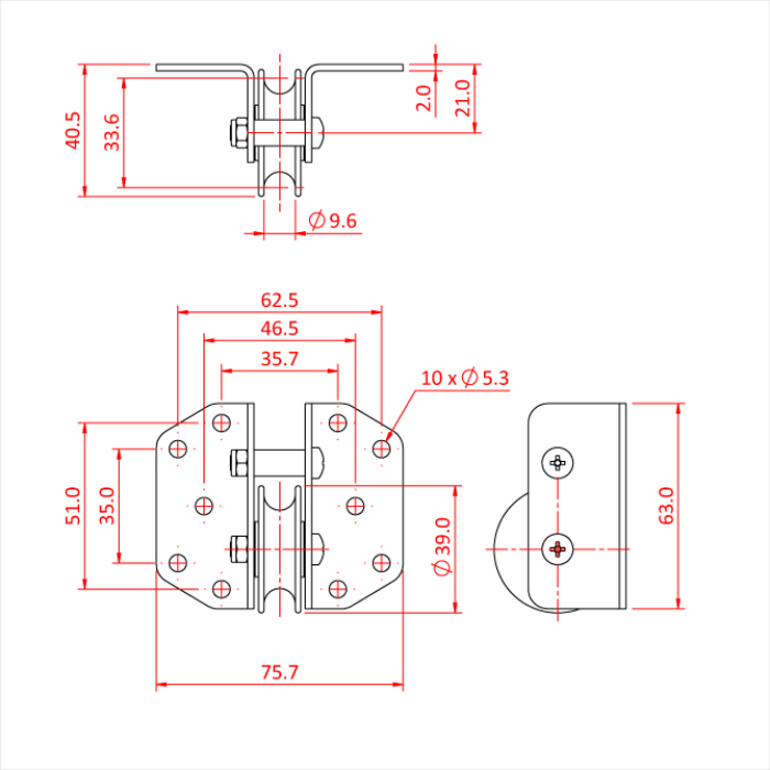Single Guide Pulley – Doughty Engineering