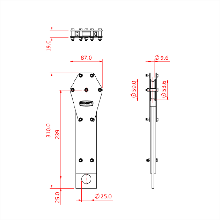 Weighted Handline Pulley – Doughty Engineering