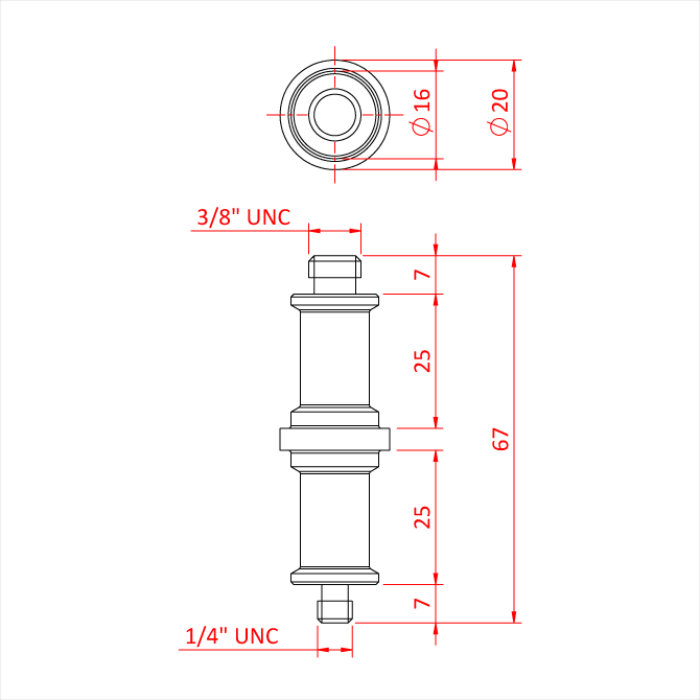 Double Ended Snap-in Spigot – Doughty Engineering