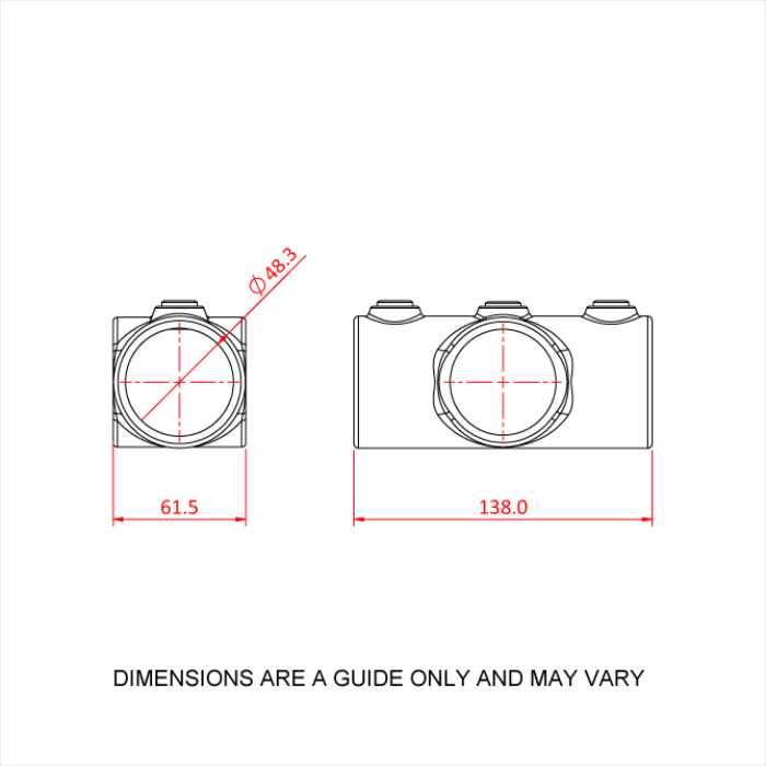 Pipeclamp Two Socket Crossover – Doughty Engineering