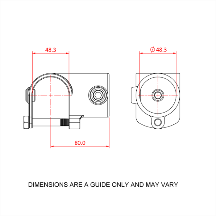 Pipeclamp Clamp On Tee – Doughty Engineering