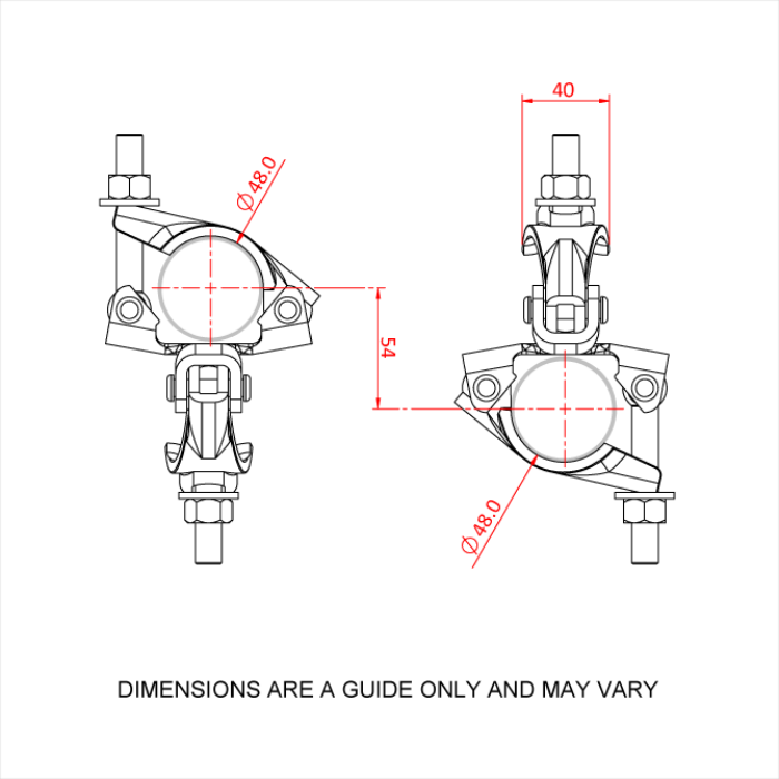 Scaffold Double Coupler – Doughty Engineering Scaffold Double Coupler – Doughty Engineering