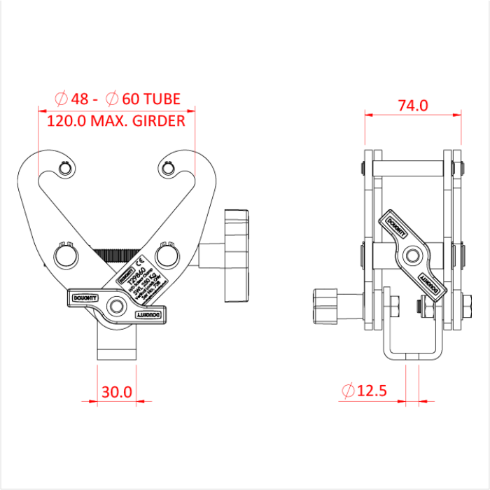 Heavy Duty Scissor Clamp – Doughty Engineering