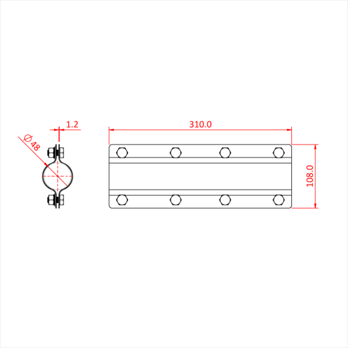 Scaffold Pipe To Pipe Coupler 48mm – Doughty Engineering Scaffold Pipe To Pipe Coupler 48mm – Doughty Engineering