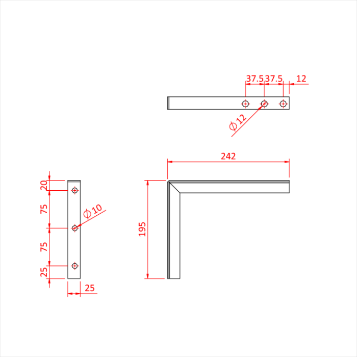 Face Fixing Bracket – Doughty Engineering