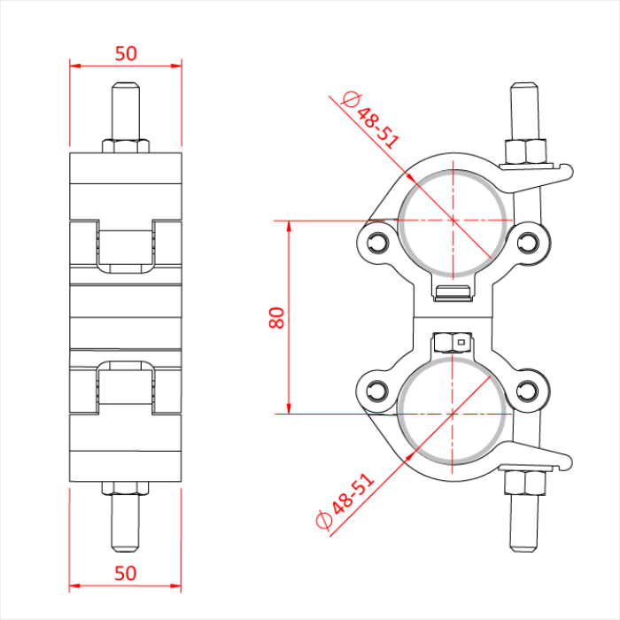 Lightweight Parallel Coupler – Doughty Engineering Lightweight Parallel Coupler – Doughty Engineering