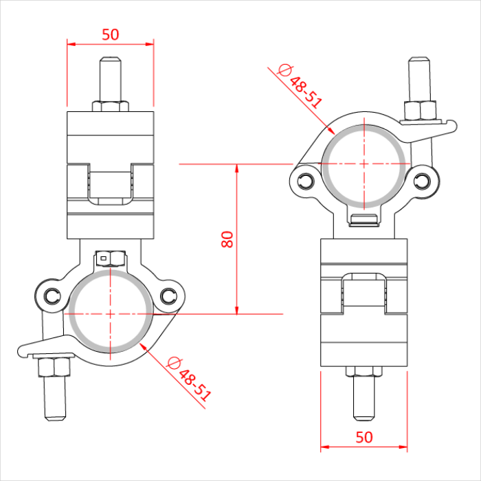 Lightweight Swivel Coupler – Doughty Engineering