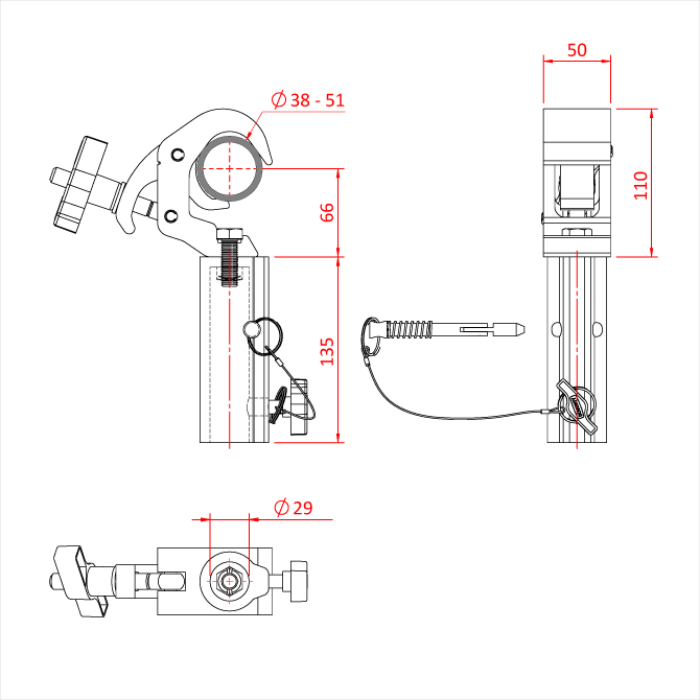 Quick Trigger TV Clamp – Doughty Engineering