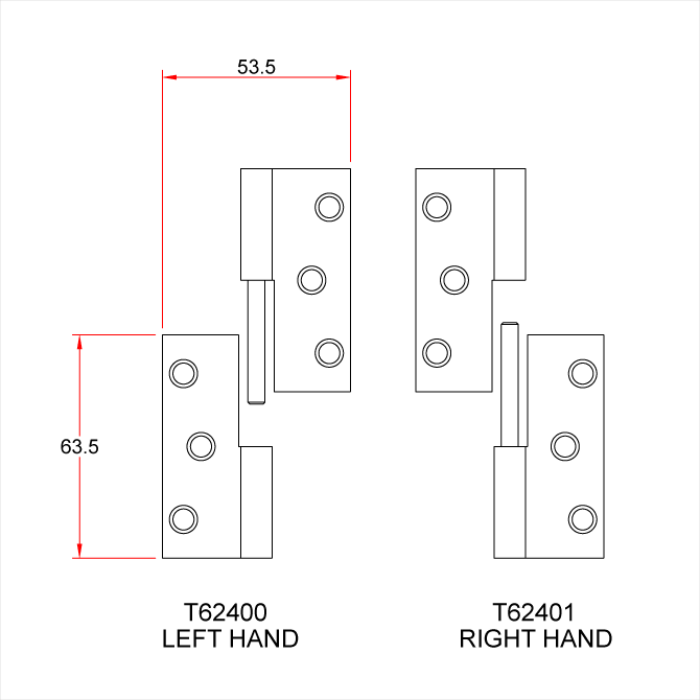 Lift Off Hinges – Doughty Engineering