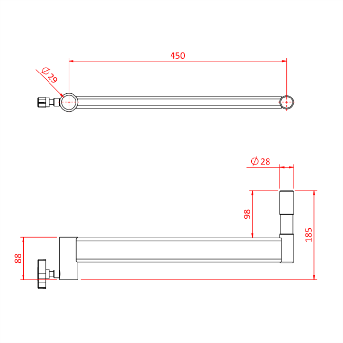 Junior Offset Arm – Doughty Engineering