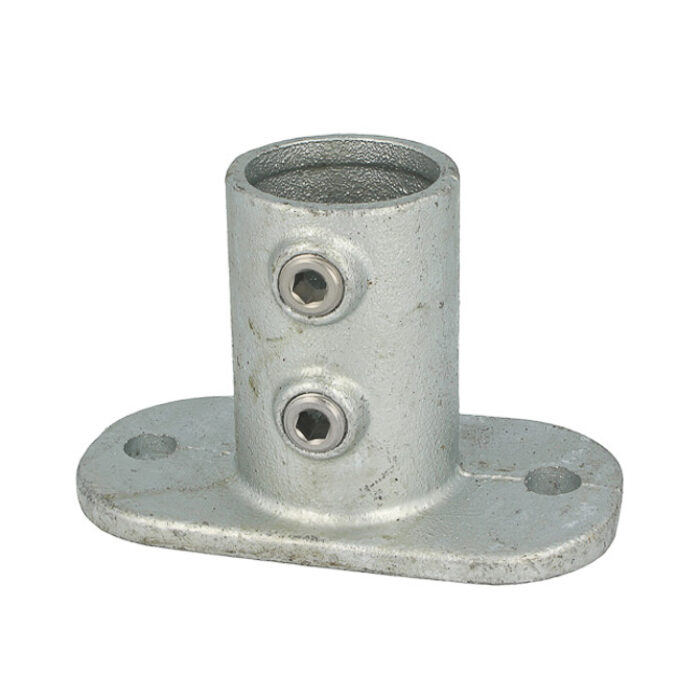 Pipeclamp Railing Base Flange – Doughty Engineering